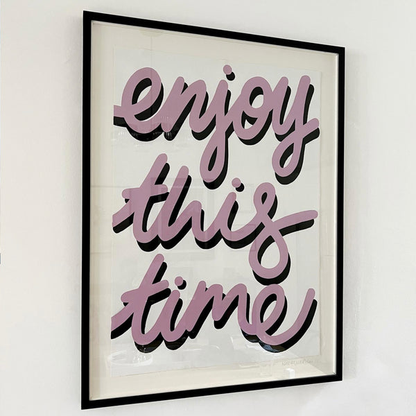 Enjoy This Time - Original on Canvas in Frame – Daisy Emerson
